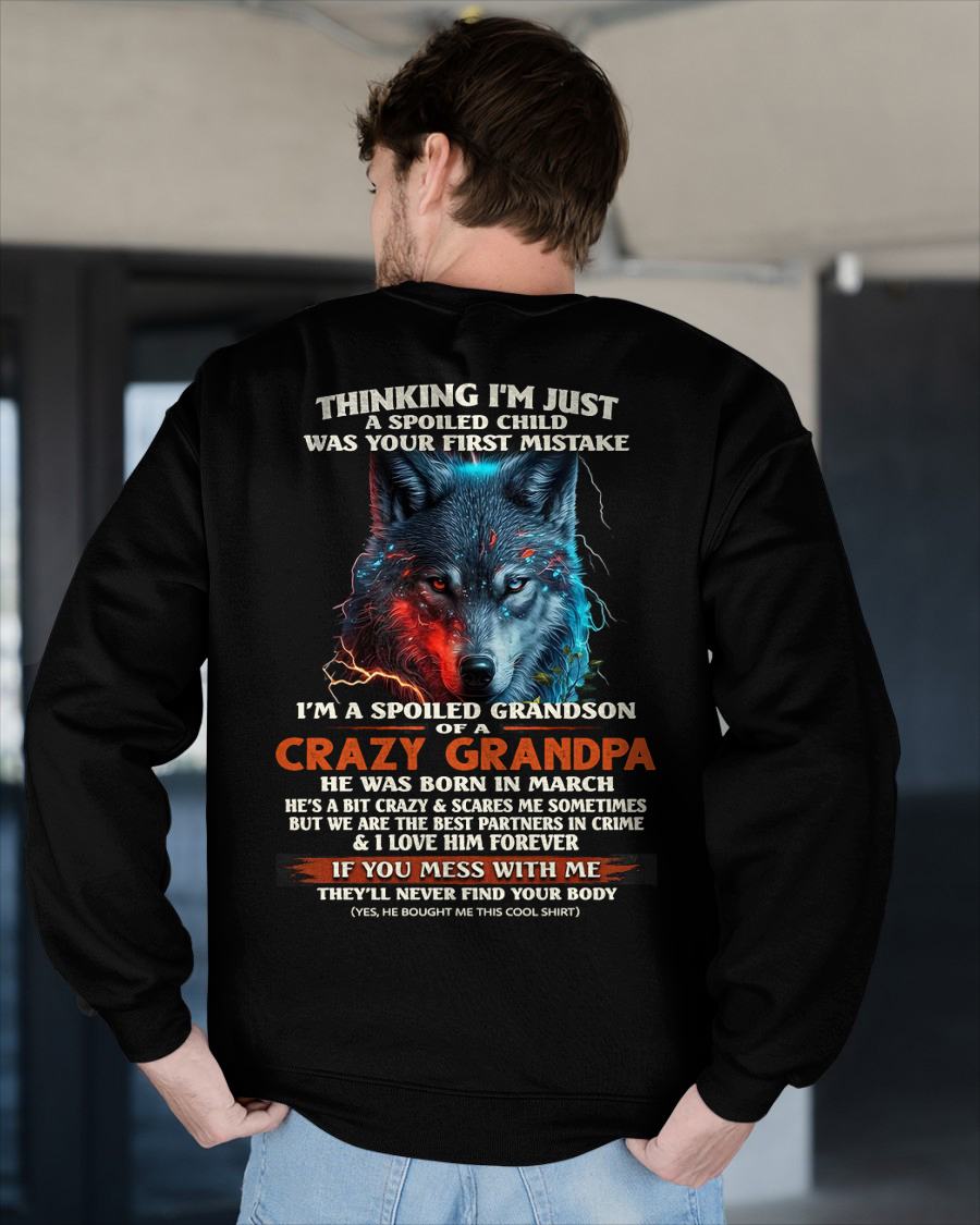 MARCH - SPOILED GRANDSON - GIFT FROM GRANDPA - NTTD03 (SKU26T-01-43-03 ...